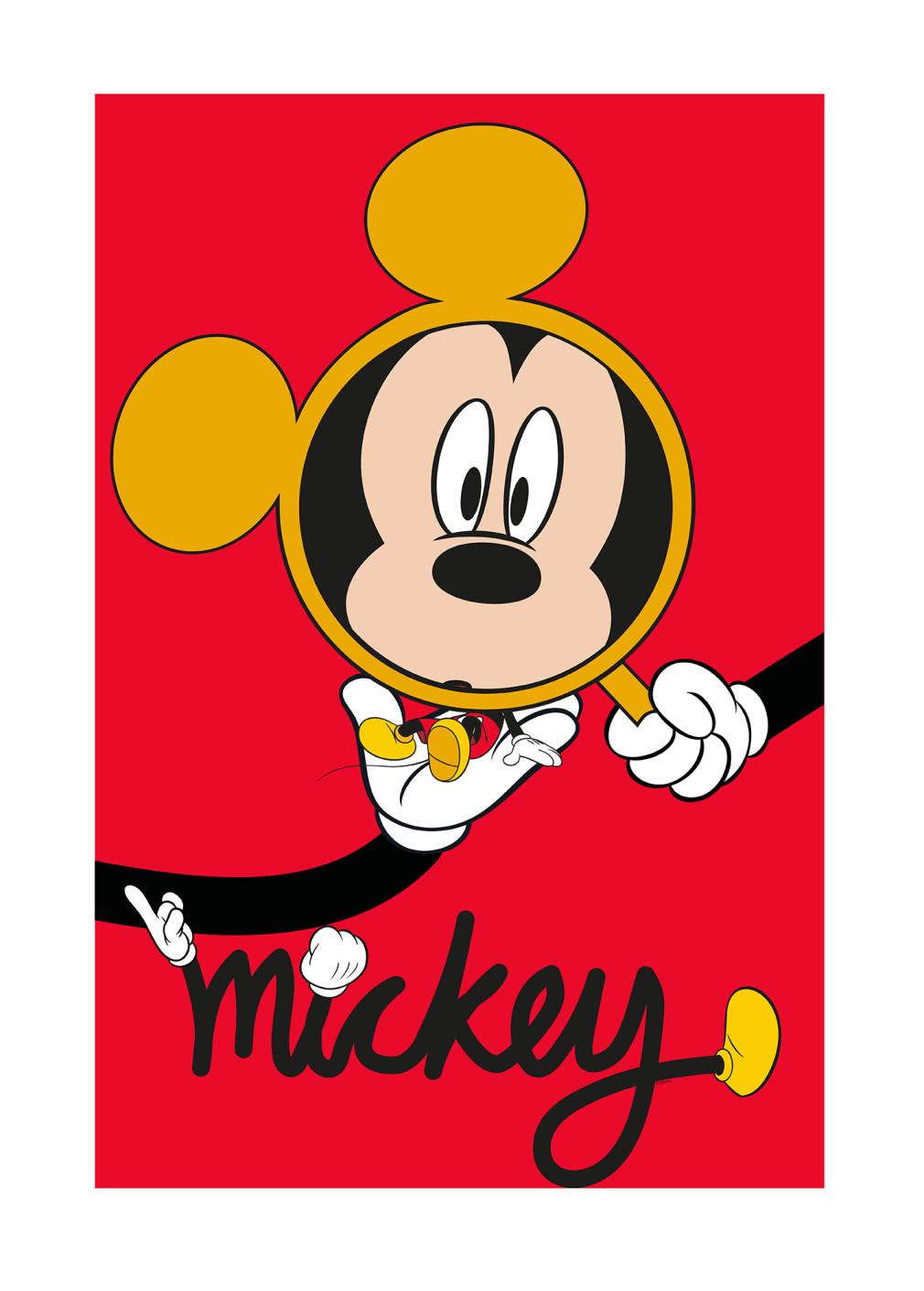 Mickey Mouse Magnifying Glass - Mickey Curiosidad Roja | Komar®