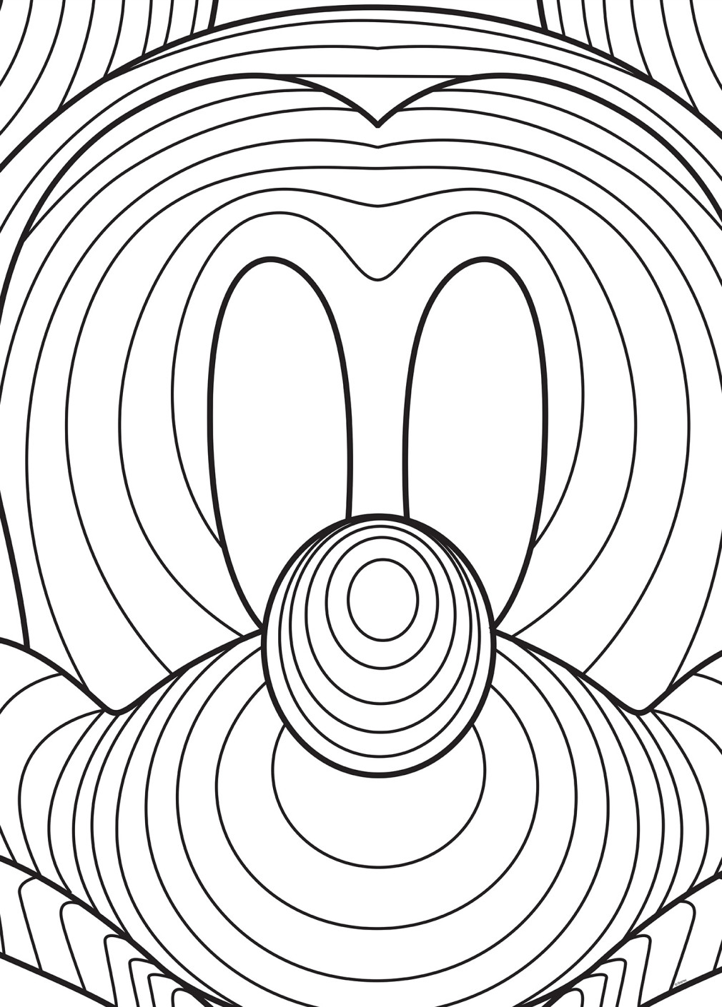 Mickey Mouse Lines - Mickey Mouse Líneas | Komar®
