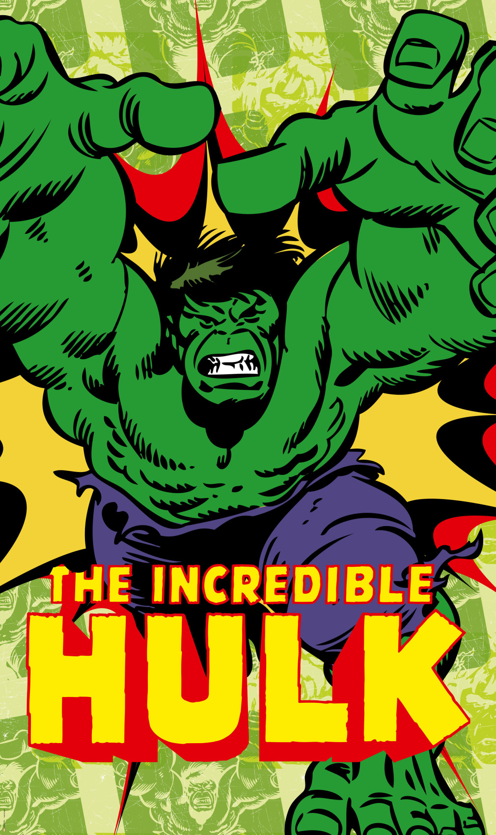 Panel "Marvel Comics The Incredible Hulk" von Komar