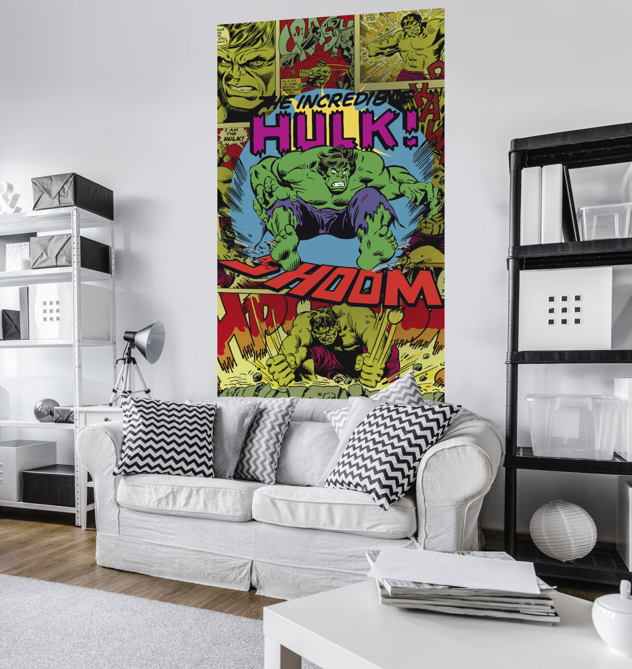 Panel "Marvel Comics The Incredible Hulk Shoom" von Komar