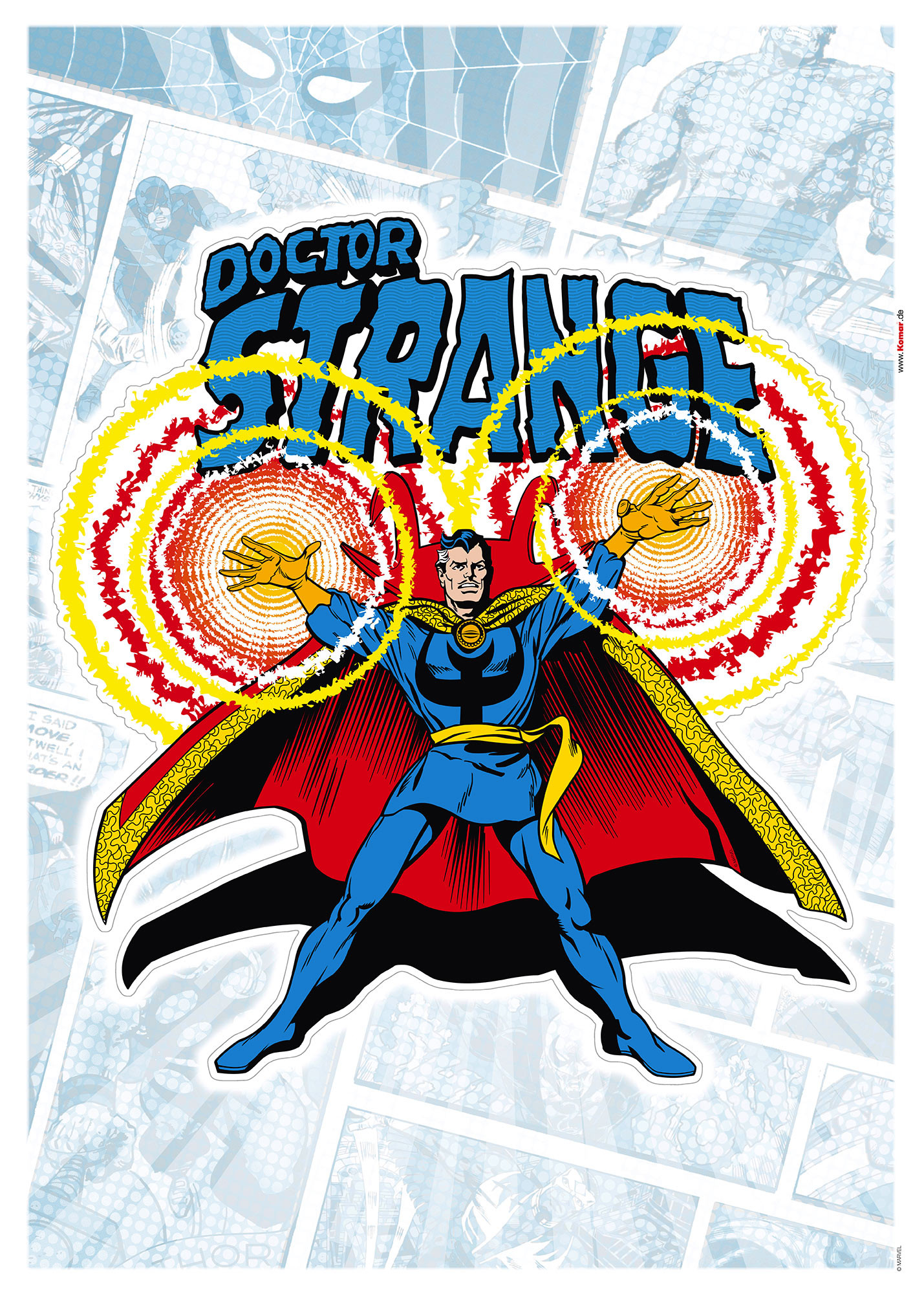 Adhesivo mural "Doctor Strange Comic Classic" de Komar® | Marvel | sólo ...