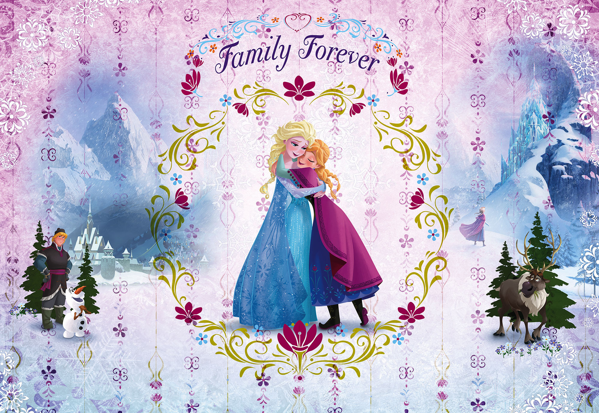 Frozen Family Forever - Frozen Panorámico Familia | Komar®