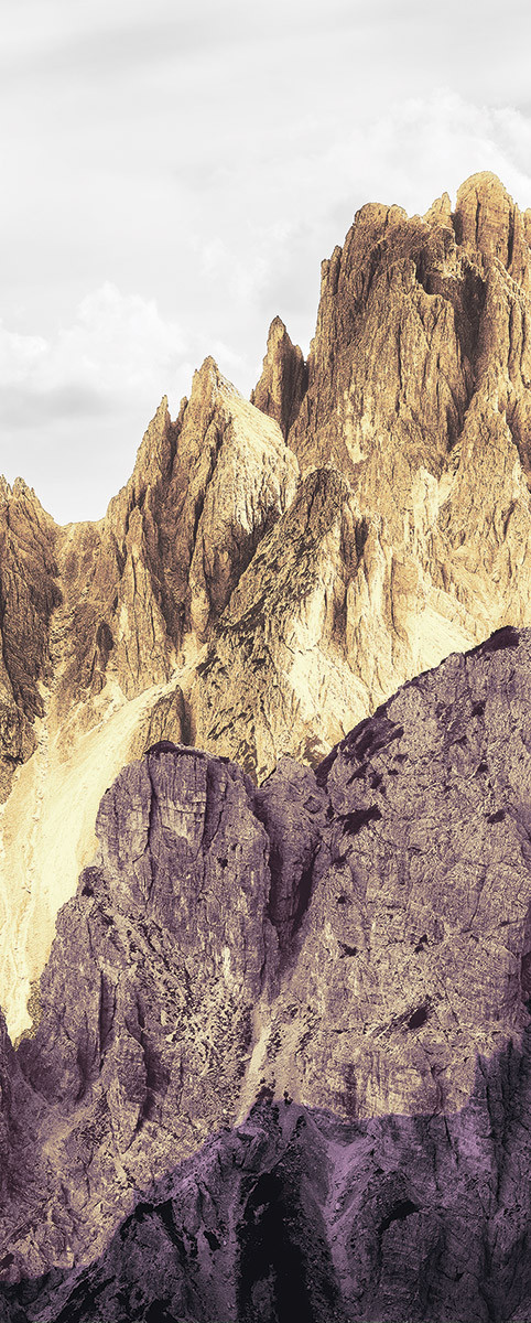 Fotomurales | Papel pintado impresión digital "Peaks Color Panel" de Komar®