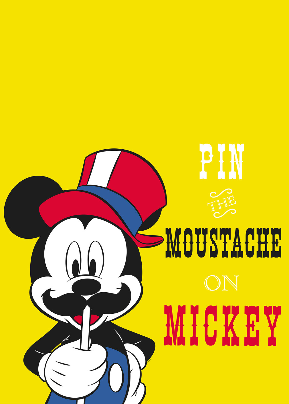 Mickey Mouse Moustache - Disney Micky Maus Kult | Komar®