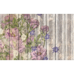 Vintage Rose - Florales Holz Design | Komar®