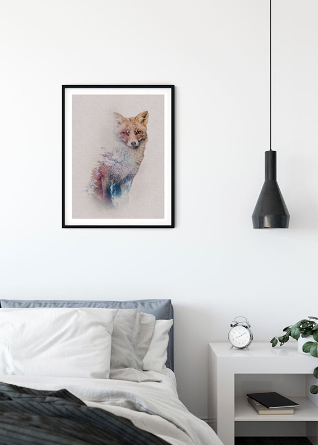 Poster "Animals Forest Fox" mit/ohne Rahmen ab 14.51