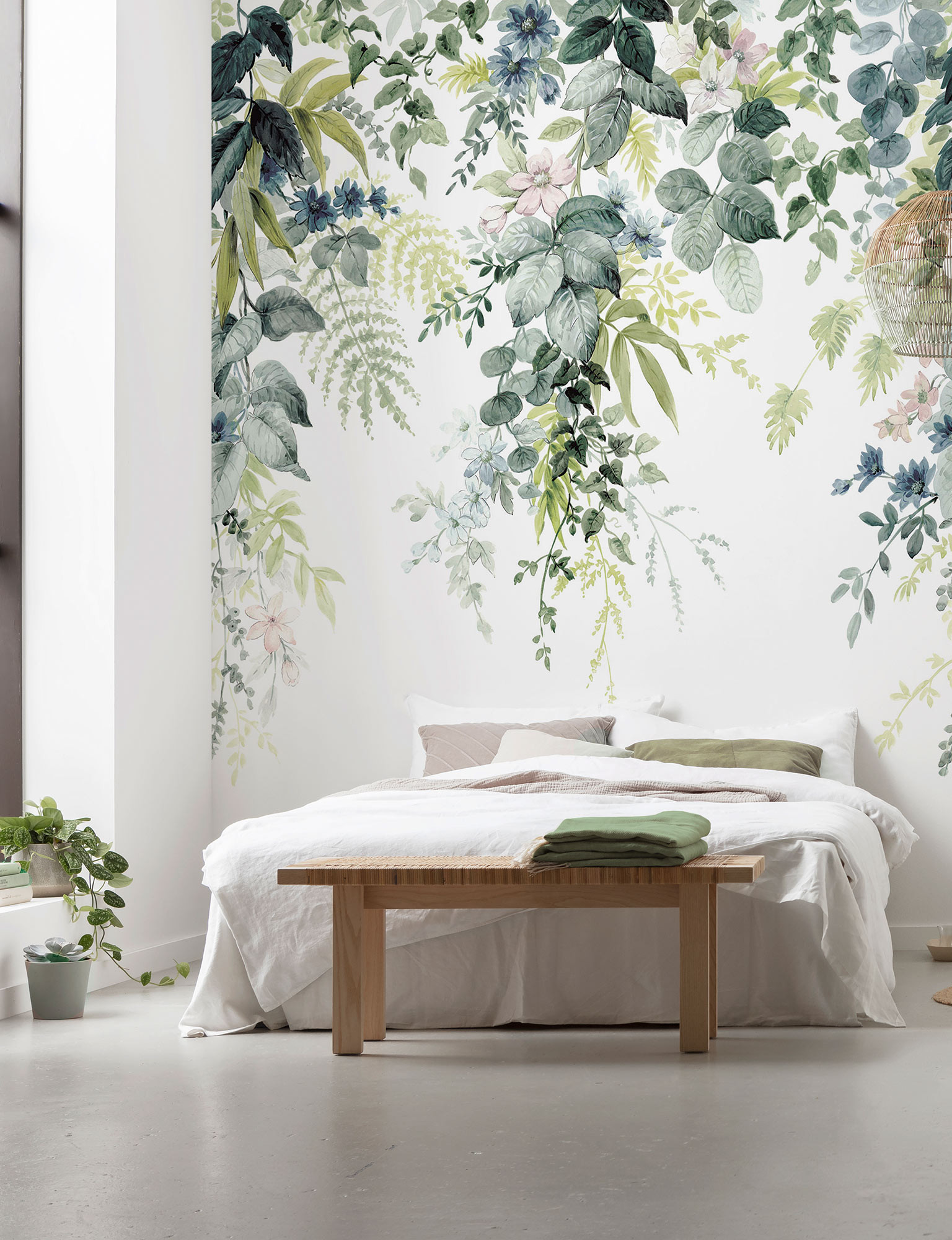 Fototapeten | Digitaldrucktapete "Flower Tendrils" von Komar®