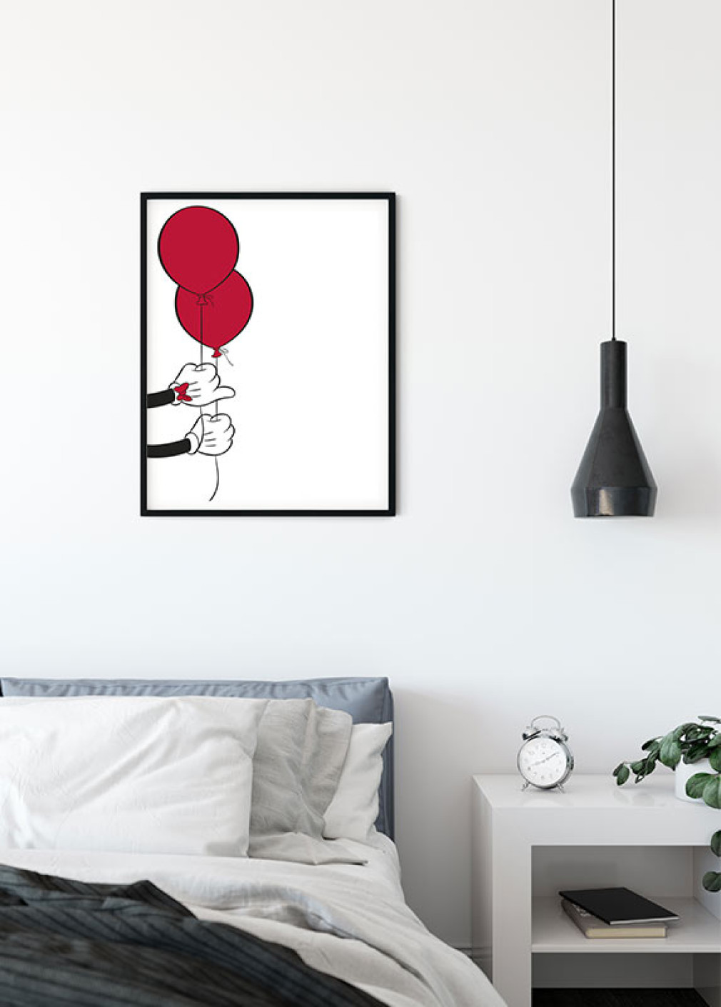 Disney Art print "Mickey Mouse Balloon" with / without frame | starting ...