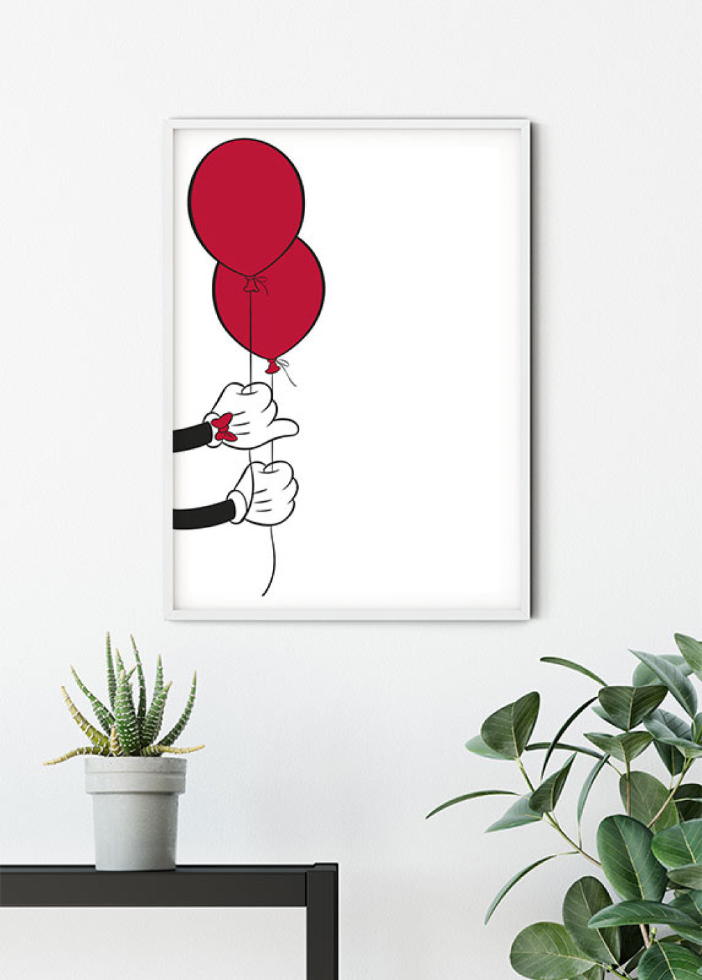 Disney Art print "Mickey Mouse Balloon" with / without frame | starting ...