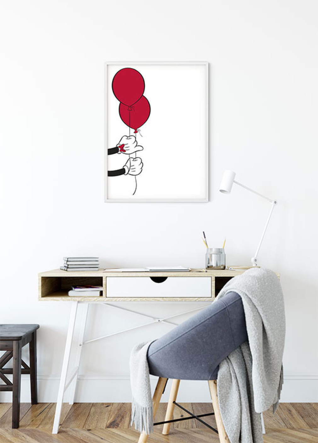Disney Art print "Mickey Mouse Balloon" with / without frame | starting ...