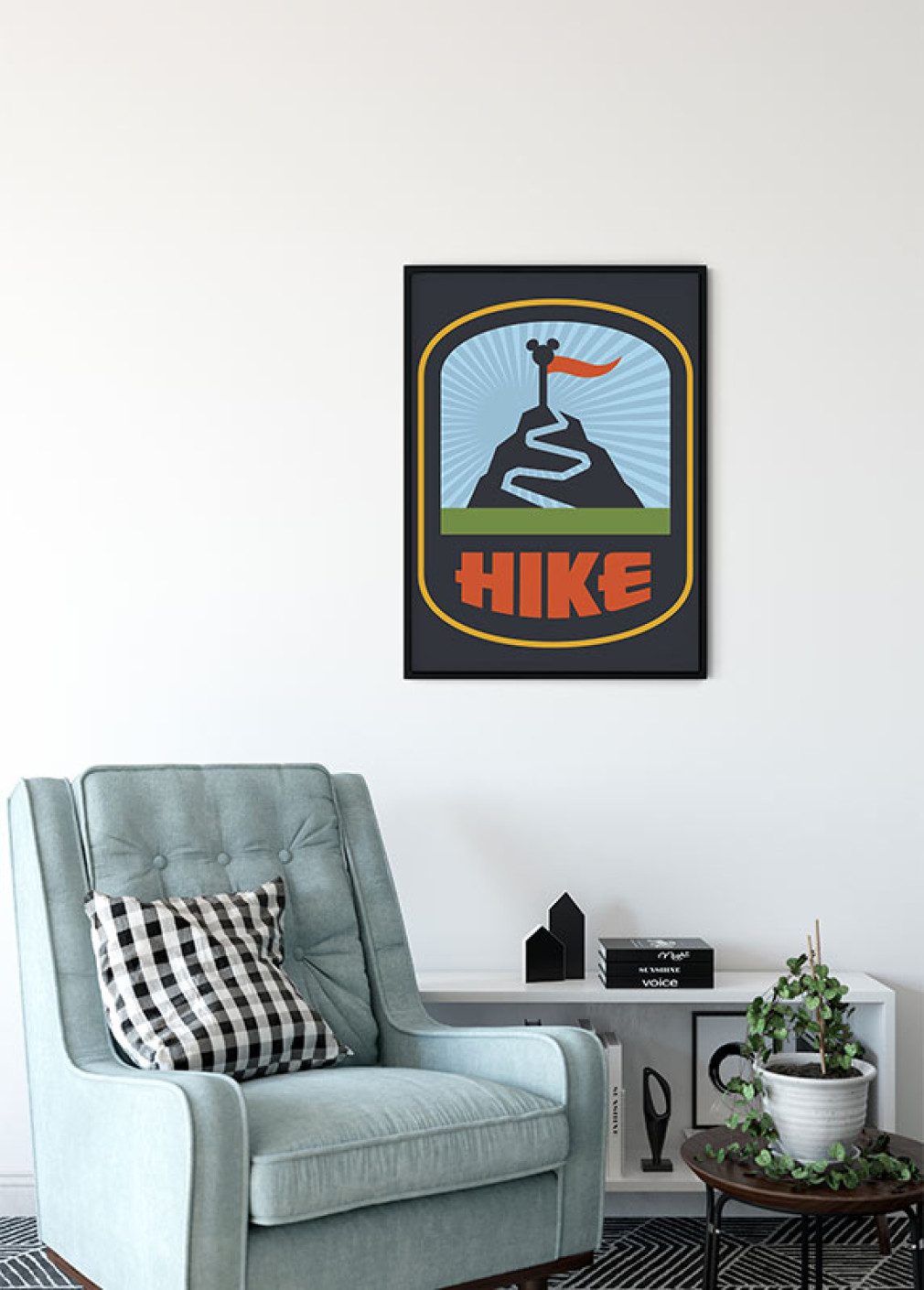 Mickey Mouse Hike - Disney Hike Art | Komar®