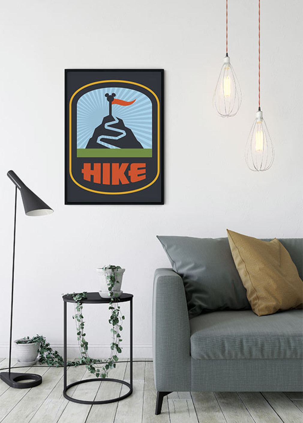 Mickey Mouse Hike - Disney Hike Art | Komar®