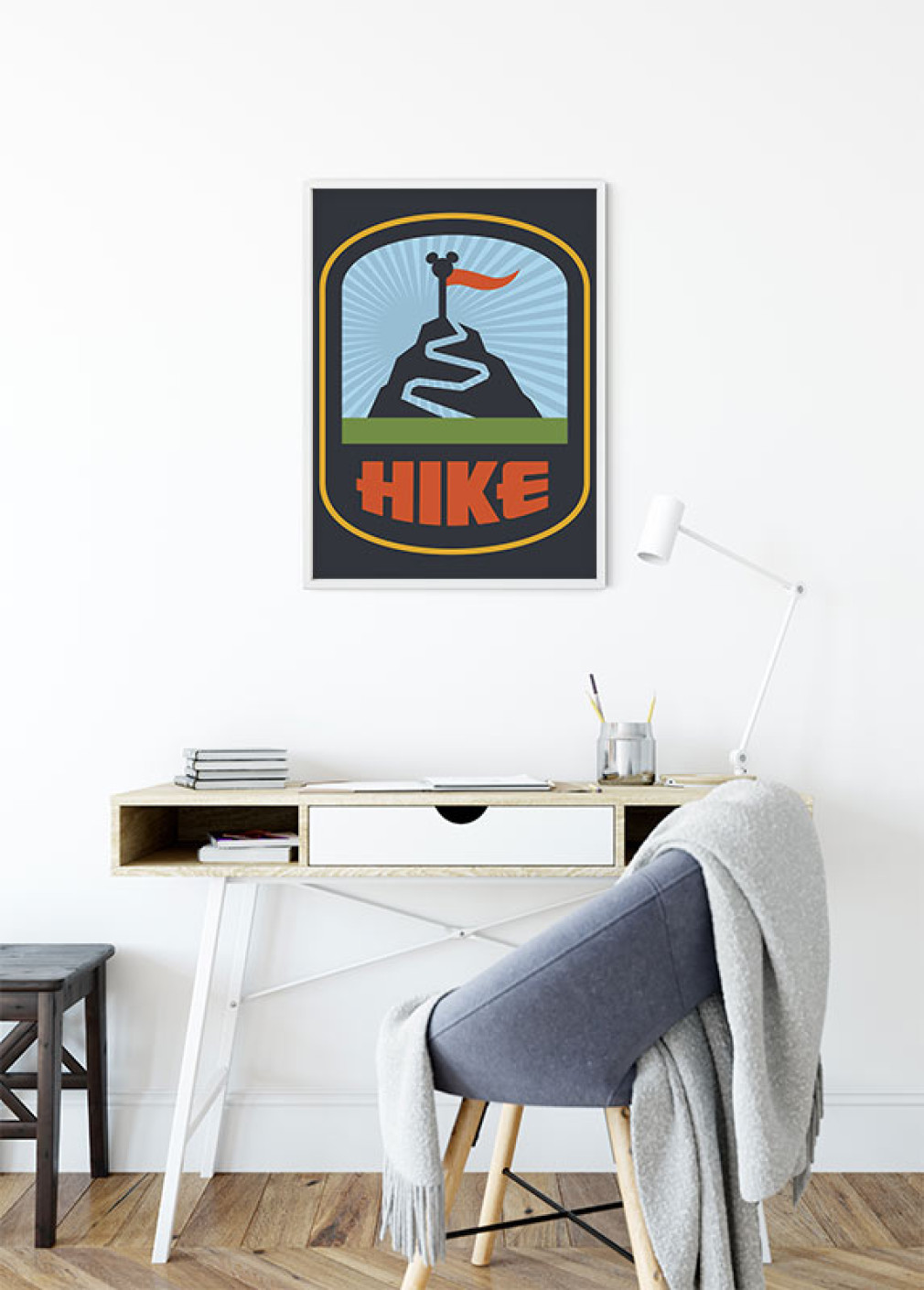 Mickey Mouse Hike - Disney Hike Art | Komar®