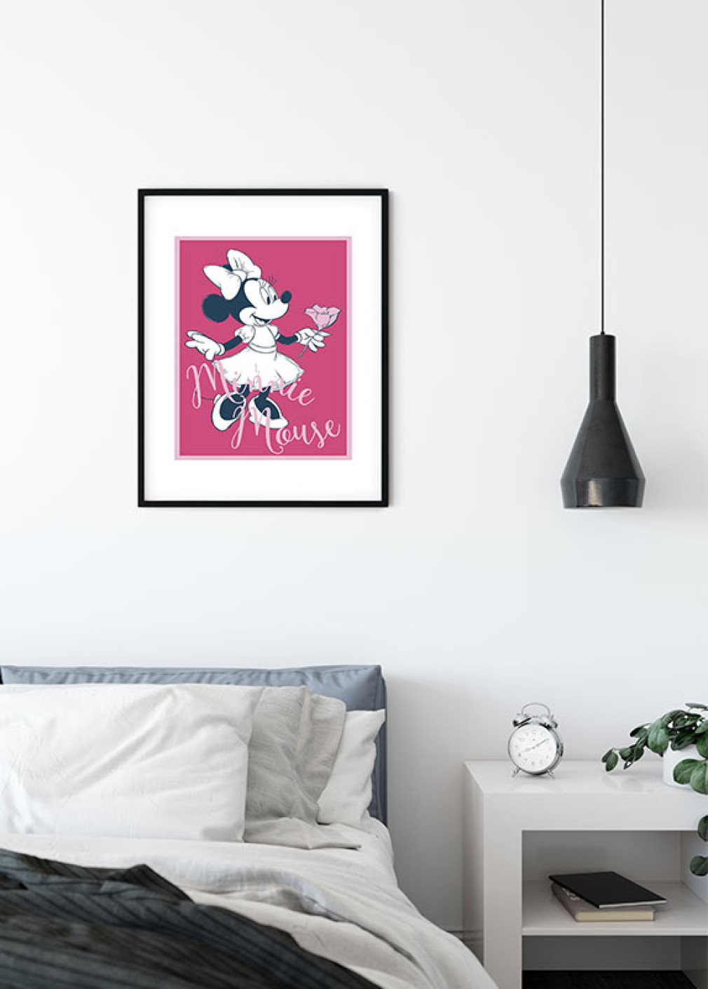 Disney Art print "Minnie Mouse Girlie" with / without frame | starting ...