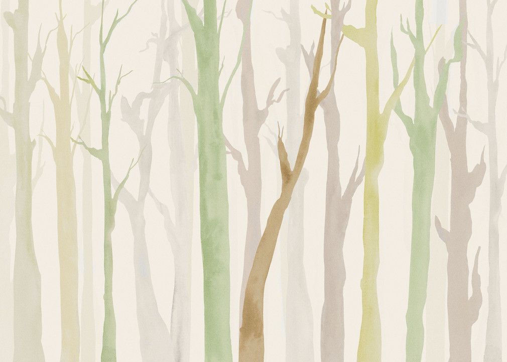 Shadow Woods - Watercolor Forest Art | Komar®