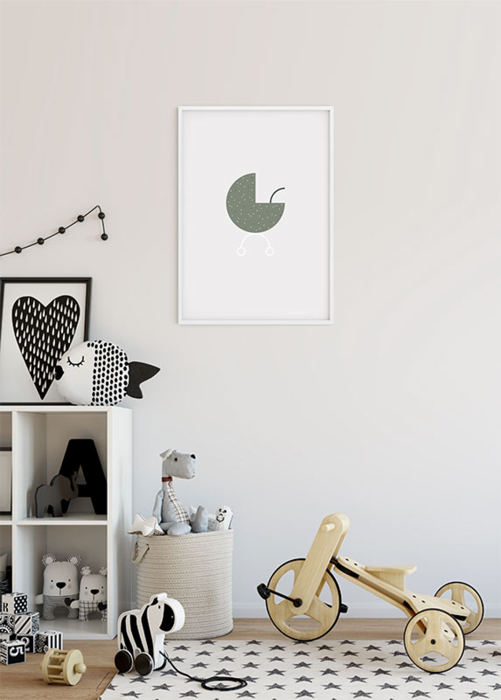 Art print "Baby Hello World" with / without frame | starting at only 14 ...