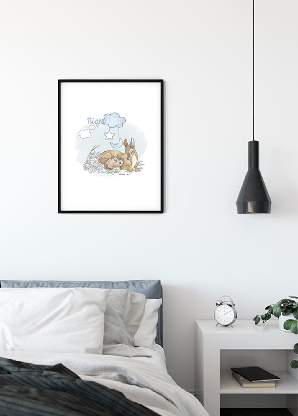 Bambi Good Night - Bambi Nursery Art | Komar®