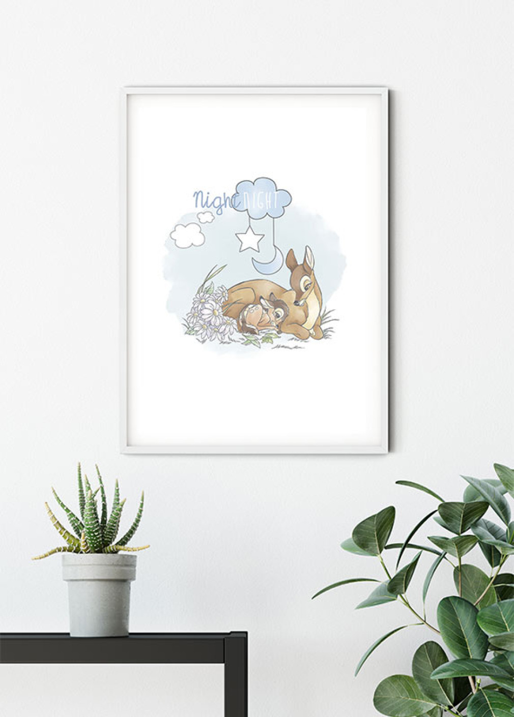 Bambi Good Night - Bambi Nursery Art | Komar®