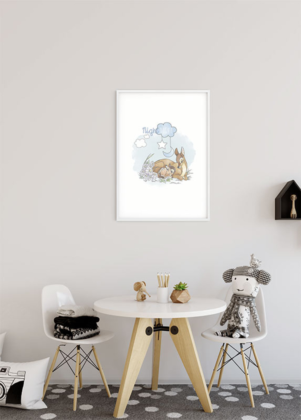 Bambi Good Night - Bambi Nursery Art | Komar®