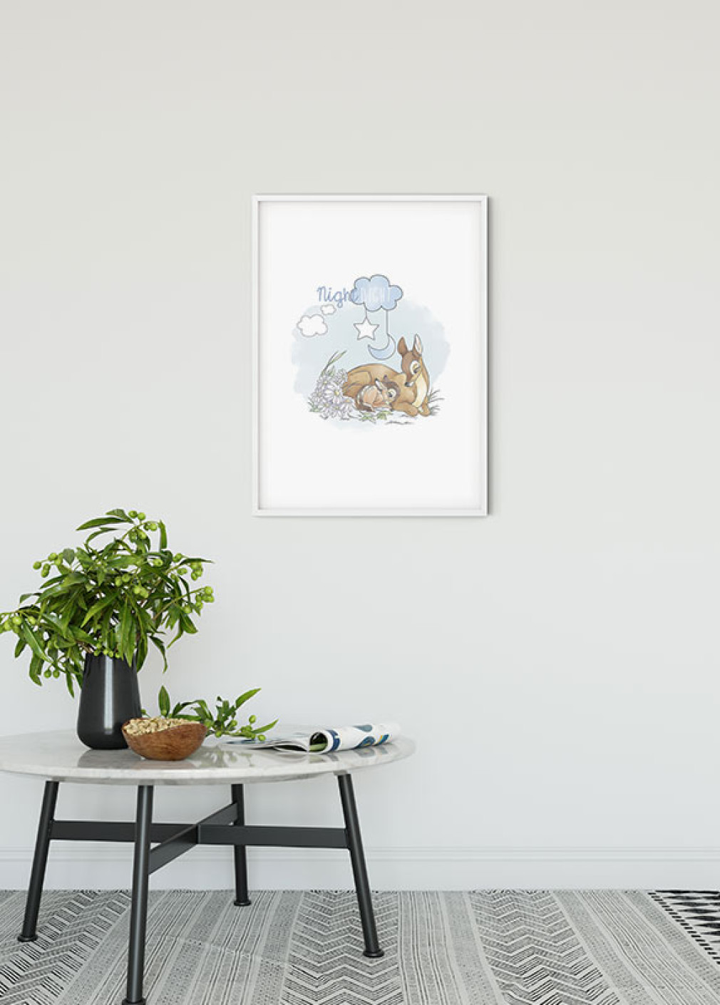 Bambi Good Night - Bambi Nursery Art | Komar®