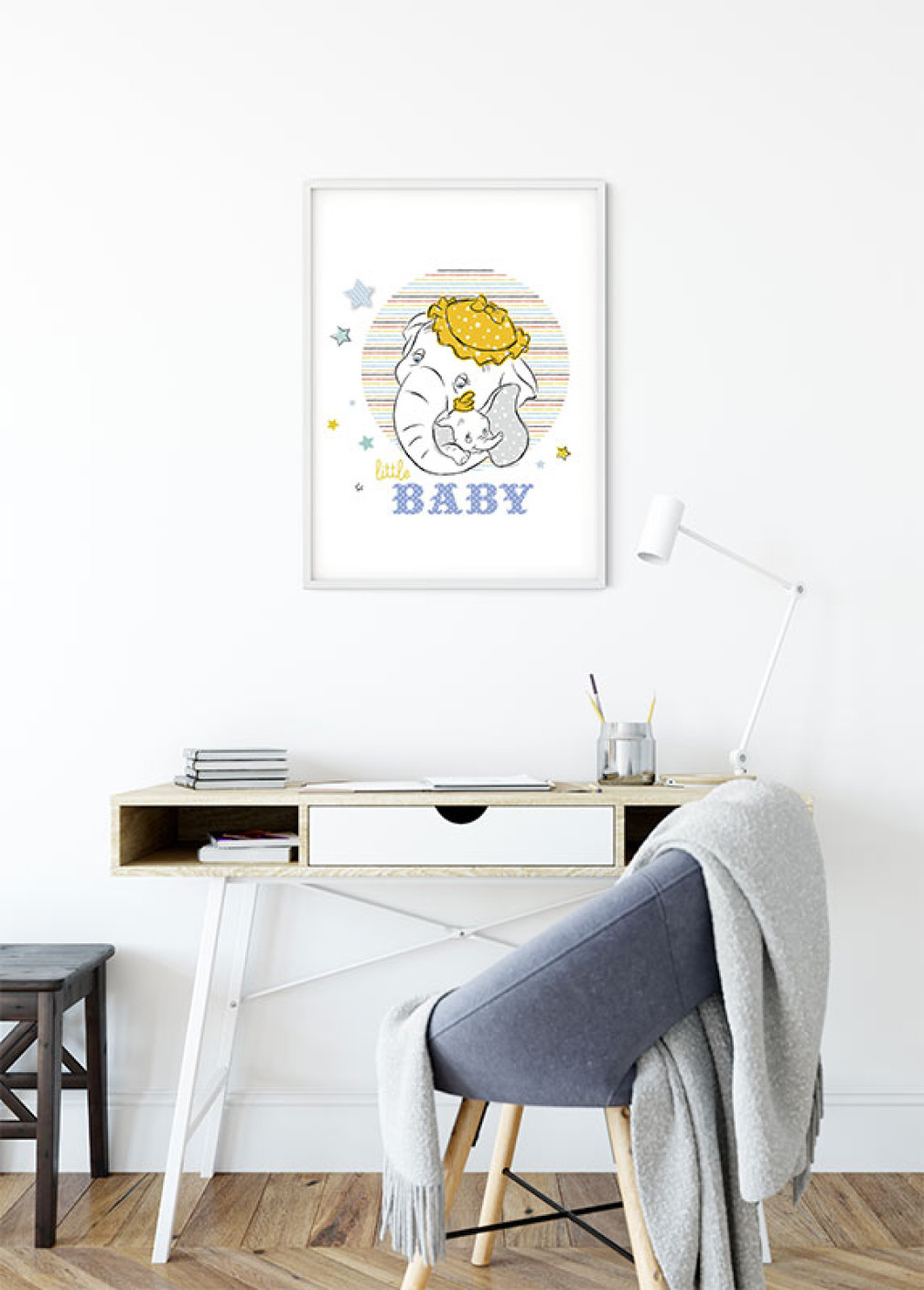 Dumbo Little Baby - Disney Dumbo Nursery Art | Komar®