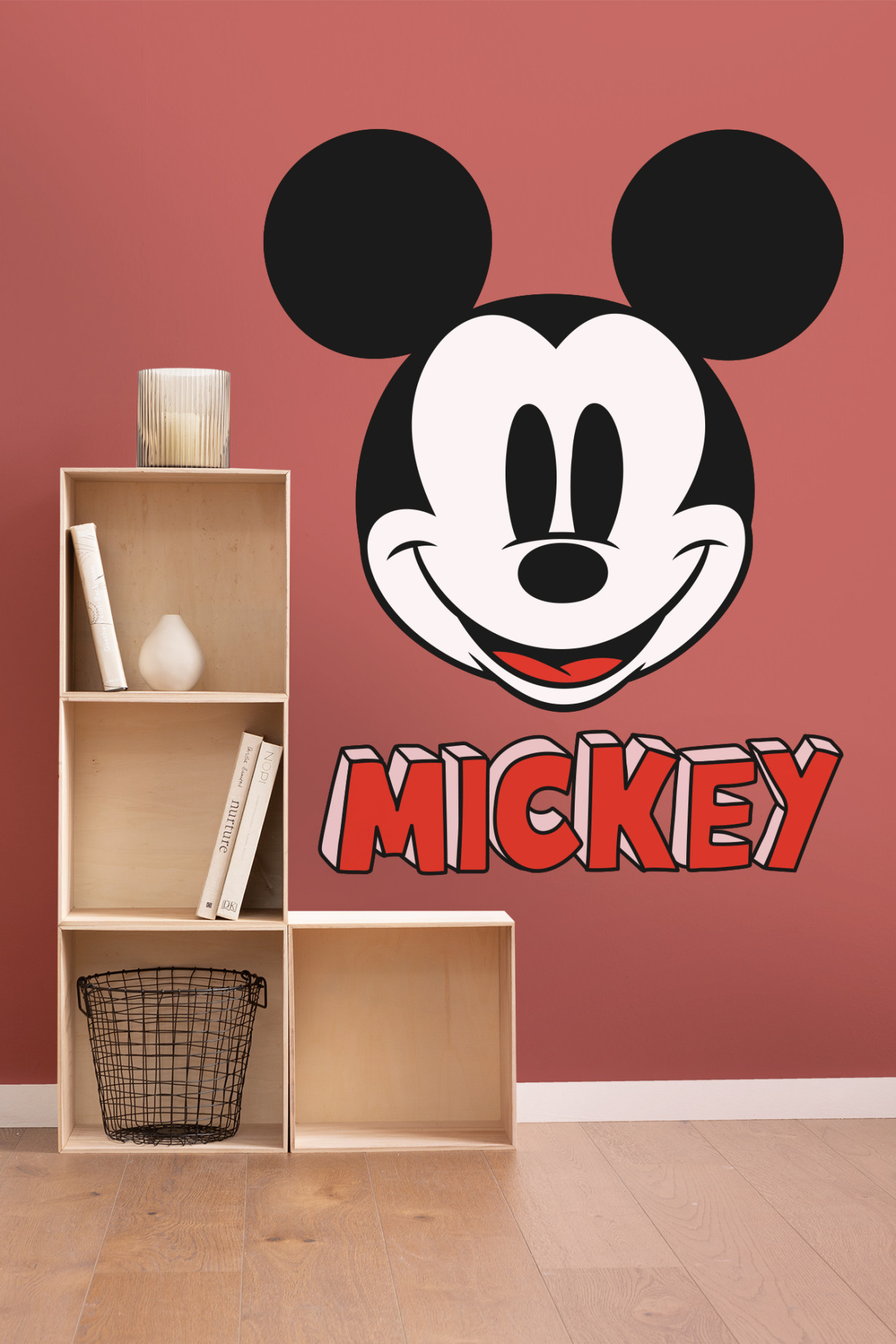 Self-adhesive sticker on non-woven "Mickey Smile XXL" by Komar ...