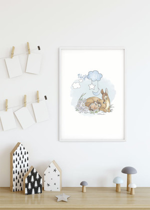 Bambi Good Night - Bambi Nursery Art | Komar®