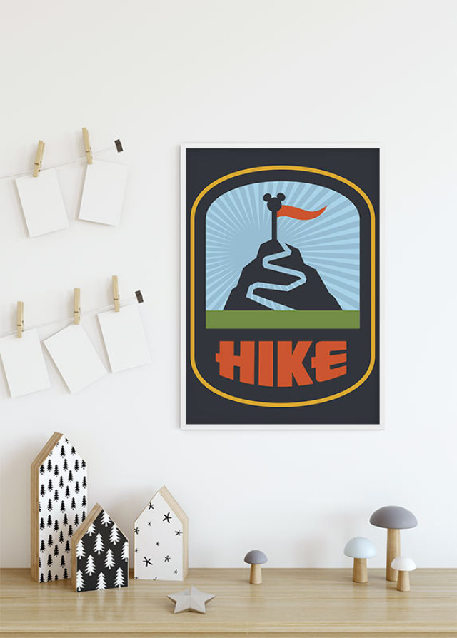 Mickey Mouse Hike - Disney Hike Art | Komar®