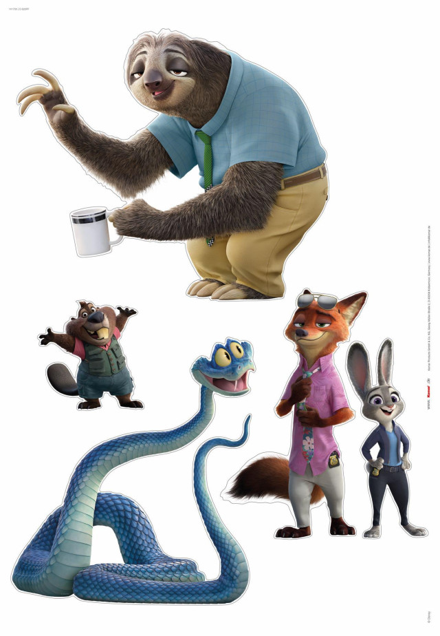 Wall tattoo "Zoomania " by Komar® | Disney | only 20.59