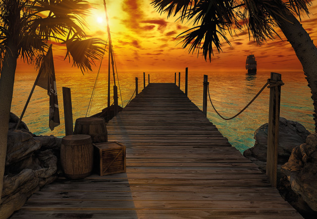 Photomurals | Photomural on paper "Treasure Island" by Komar®