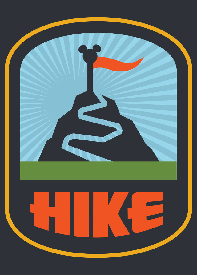 Mickey Mouse Hike - Disney Hike Art | Komar®