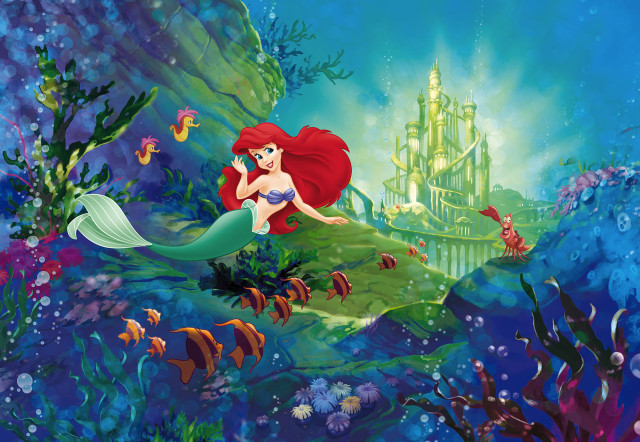 Ariel' s Castle - Disney Mermaid Enchantment | Komar®
