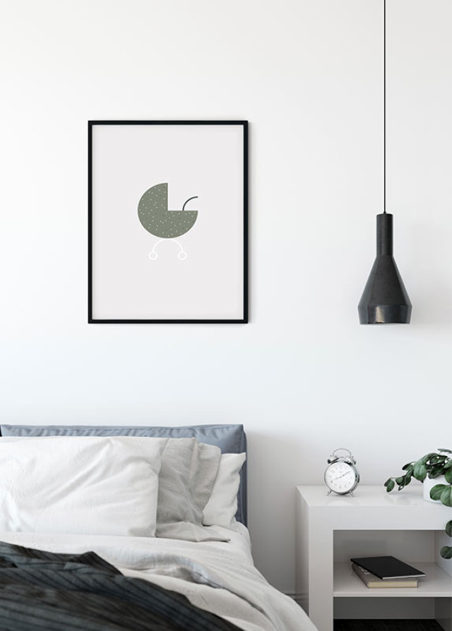 Art print "Baby Hello World" with / without frame | starting at only 14 ...