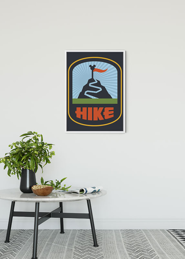 Mickey Mouse Hike - Disney Hike Art | Komar®