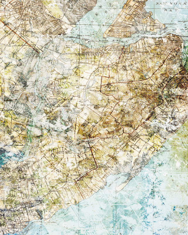 Photomurals | Digitally printed photomural "Mix Map" by Komar®