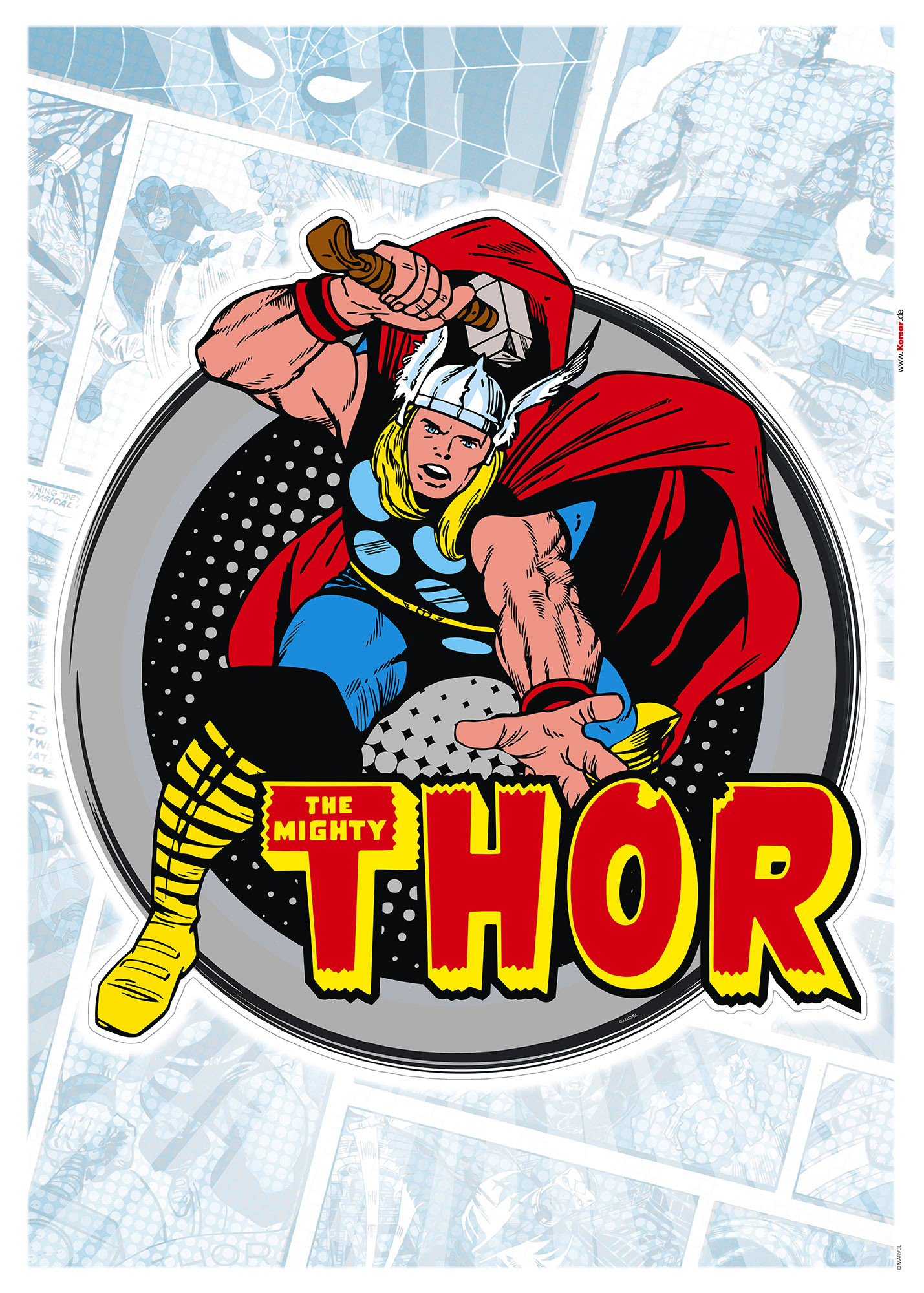 thor comic poster
