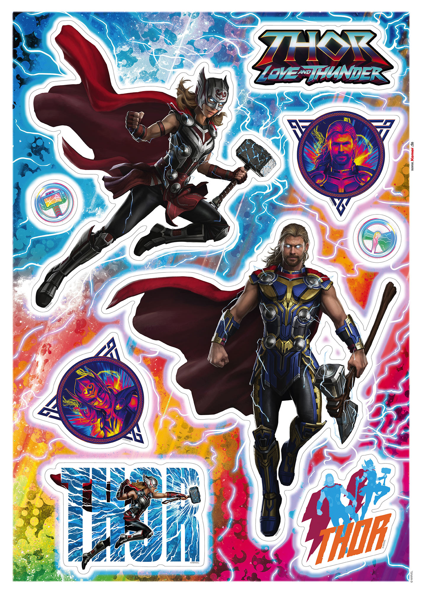 thor wall sticker