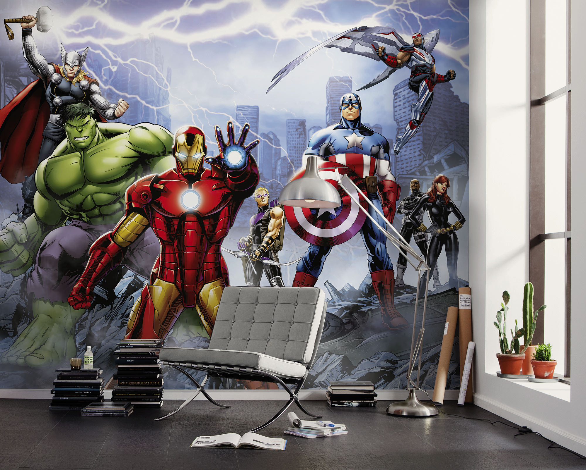 marvel wall decal