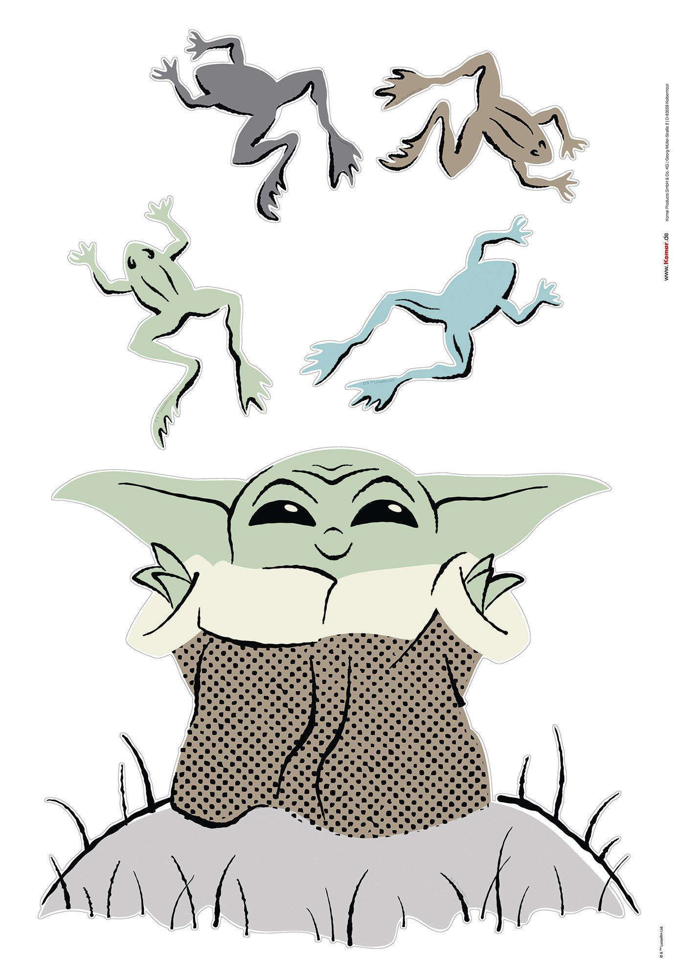 Star Wars The Mandalorian Grogu Enchanted Frogs - Grogu Frog Adventure ...