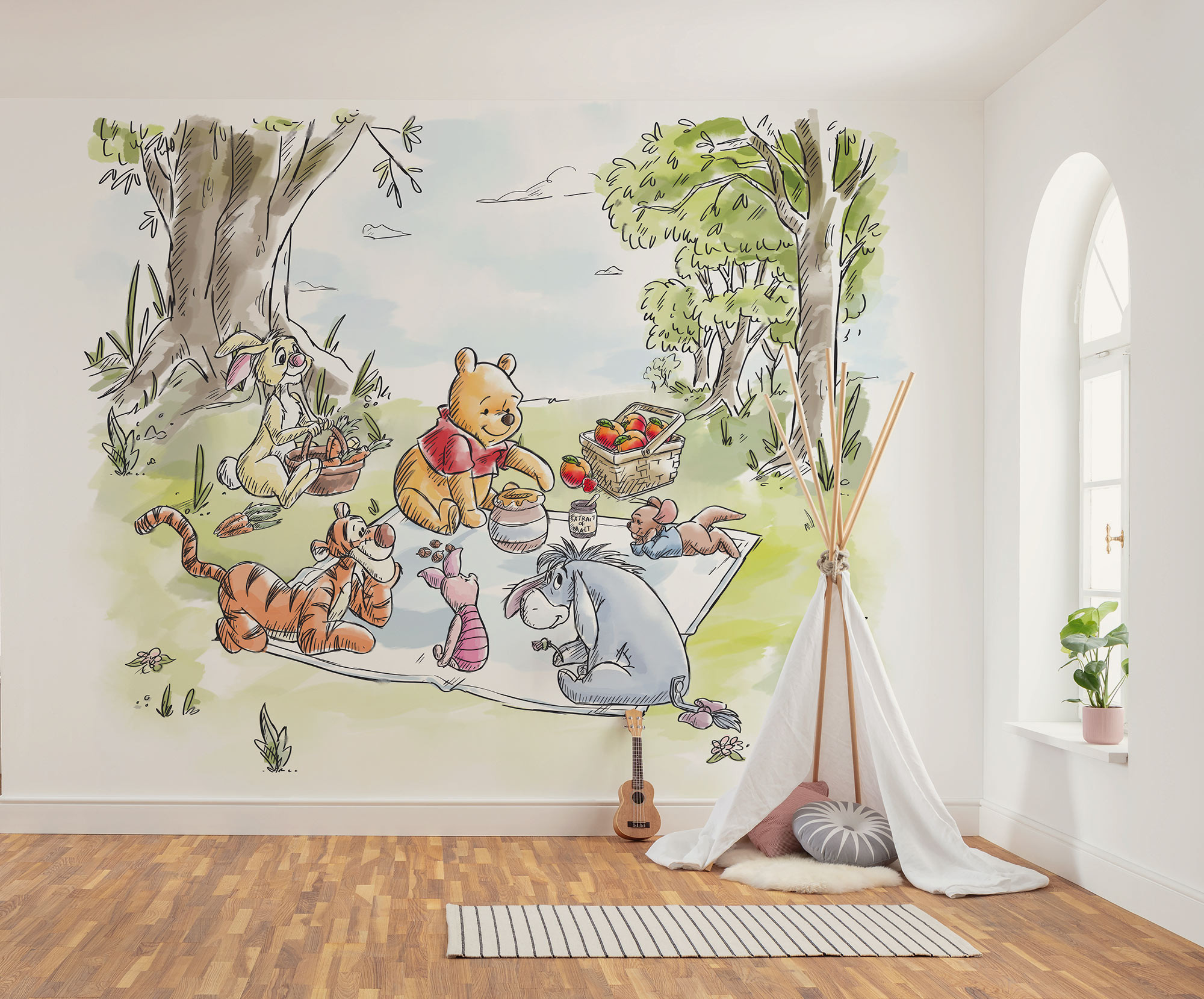 Photomurals | Digitally printed photomural "Disney Winnie the Pooh Nice ...
