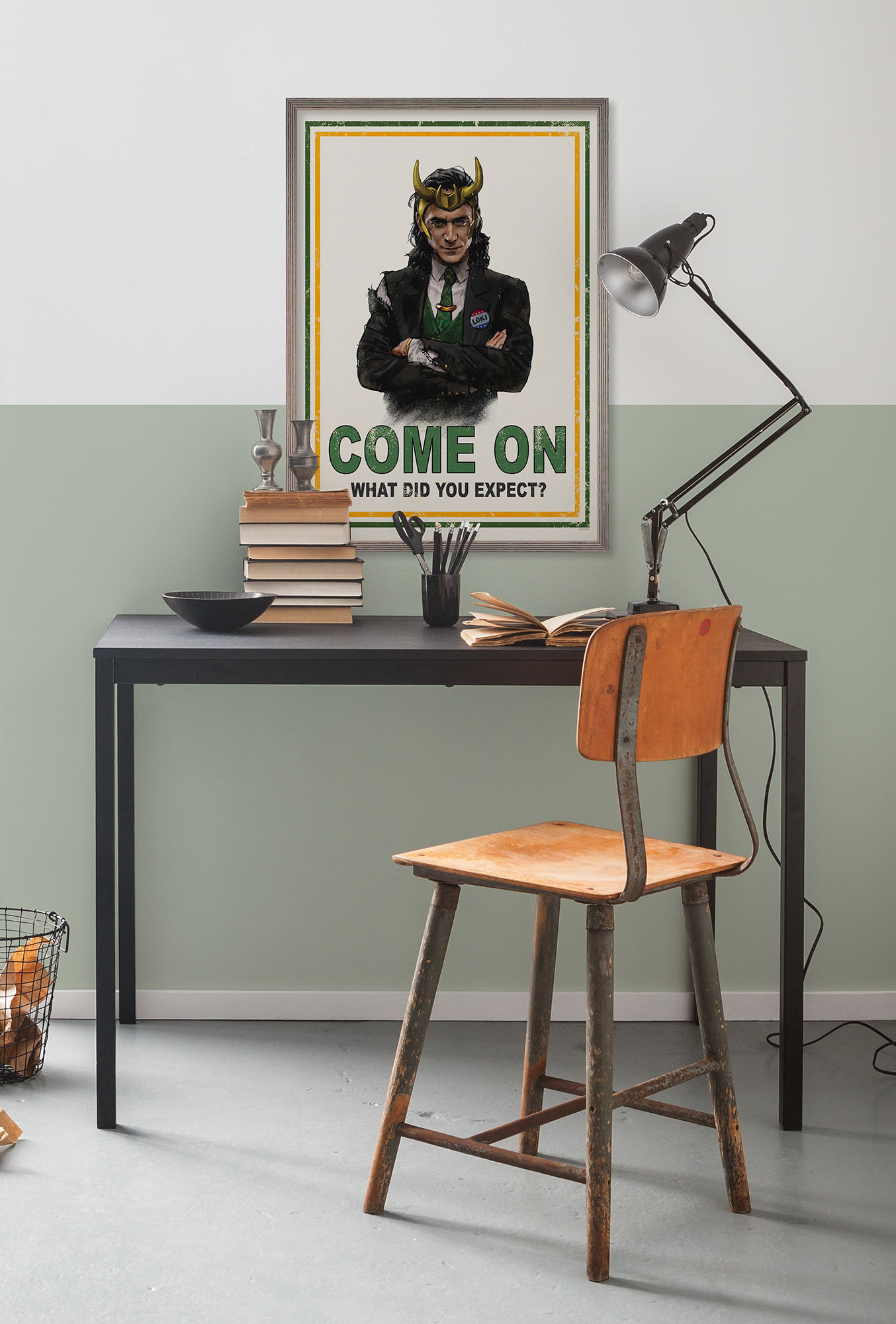 Marvel Art print "Loki for President" with / without frame | starting ...
