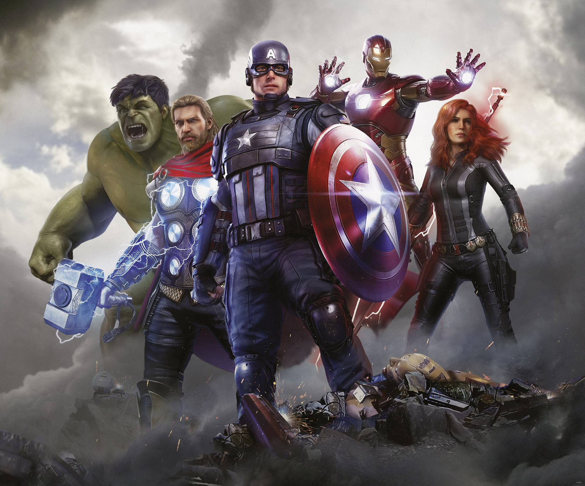 Marvel Avengers Working Together - Avengers United Heroes | Komar®