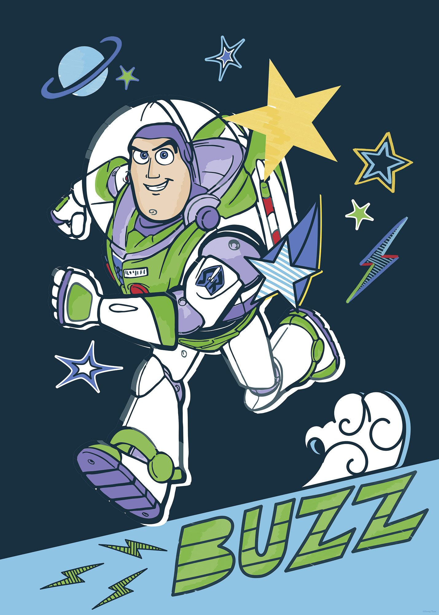 buzz lightyear wall art