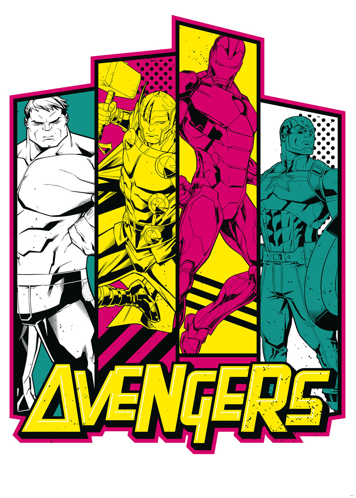 Avengers Flash - Marvel Avengers Pop Art | Komar®