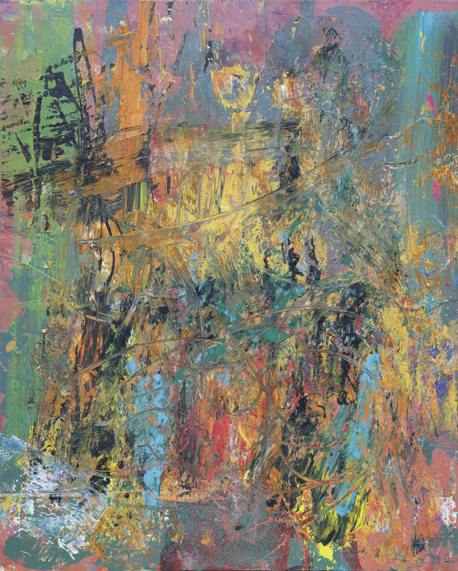 Saint Florian - Art Abstrait Vibrant | Komar®