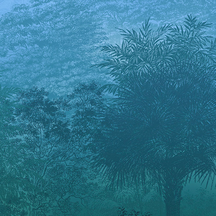 Photomurals | Digitally printed photomural "Deep in the Jungle" by Komar®