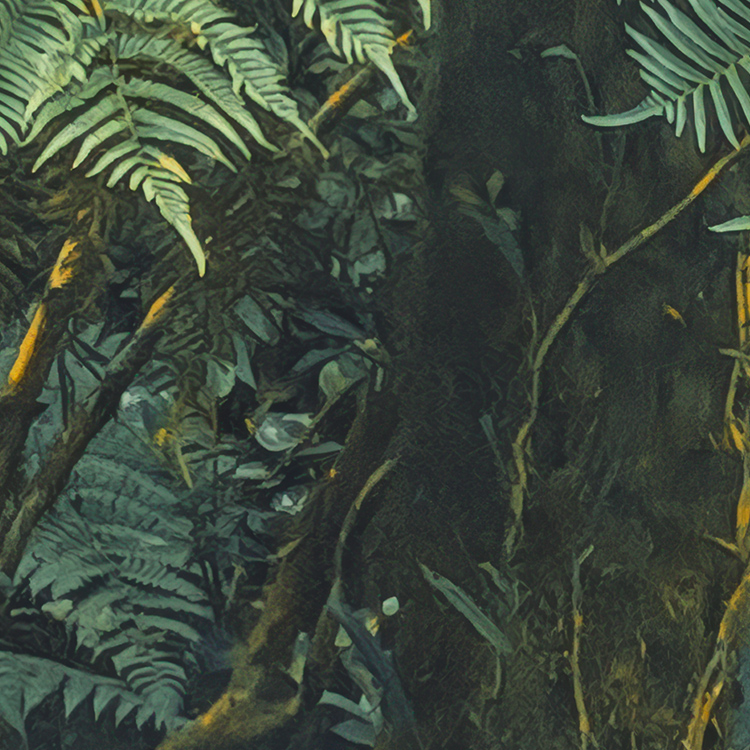 Fototapeten | Digitaldrucktapete "Jungle Lands" von Komar®