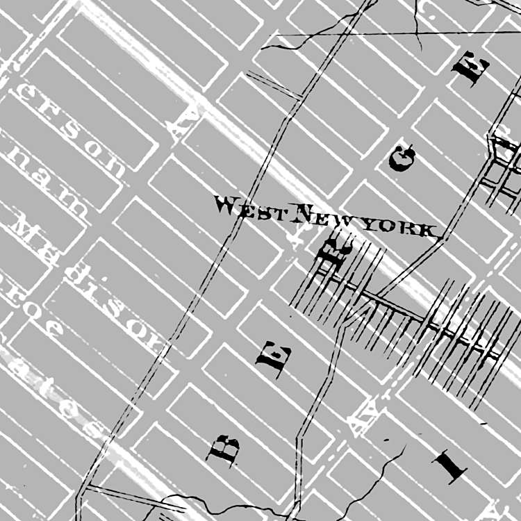 NYC Map - Vintage New York Map | Komar®